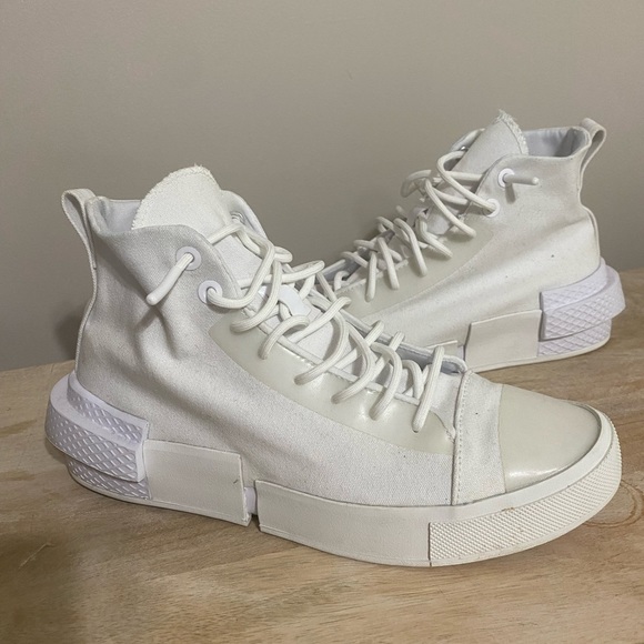 Converse | Shoes | Converse Cx Disrupt High Top White Platform Sneakers ...